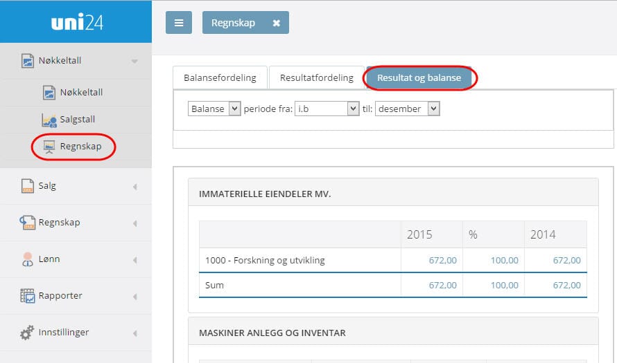 Regnskap - Uni Micro Kundesenter